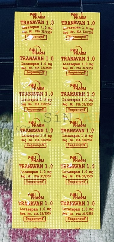 Tranavan 1.0 Lorazepam 1.0 mg
